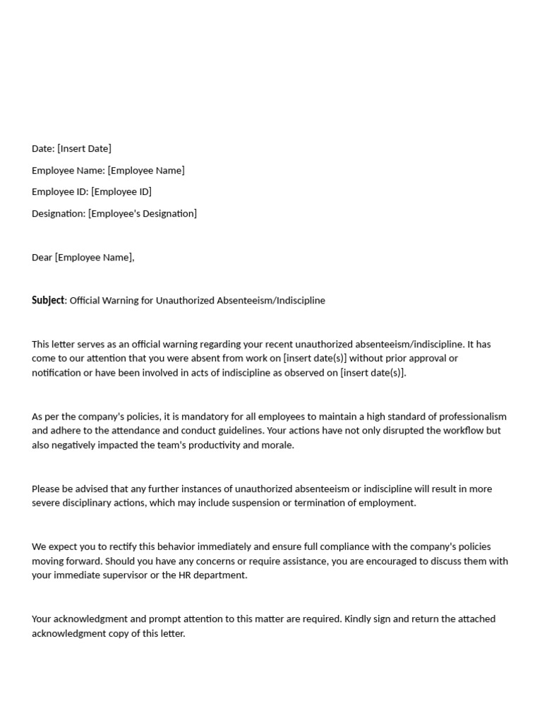 Warning Letter | PDF