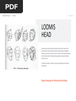 The Loomis Method of Drawing The Head, A Step-by-Step Guide - GVAAT'S WORKSHOP | PDF | Forehead ...