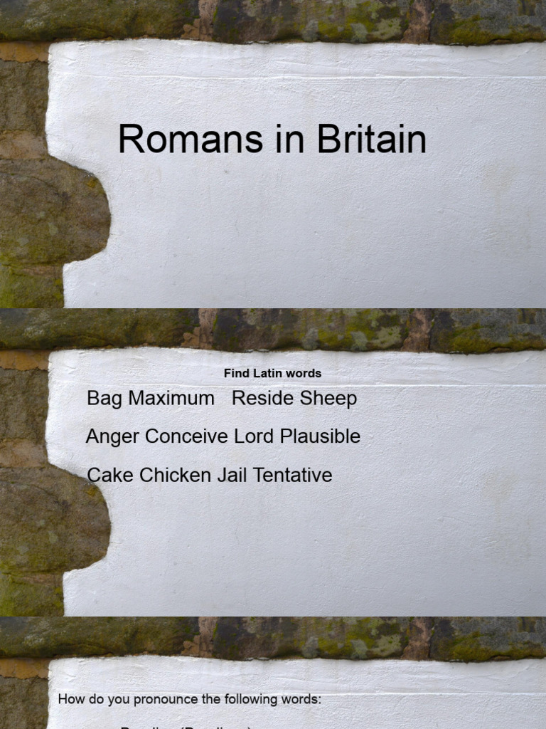 Romans in Britain | PDF