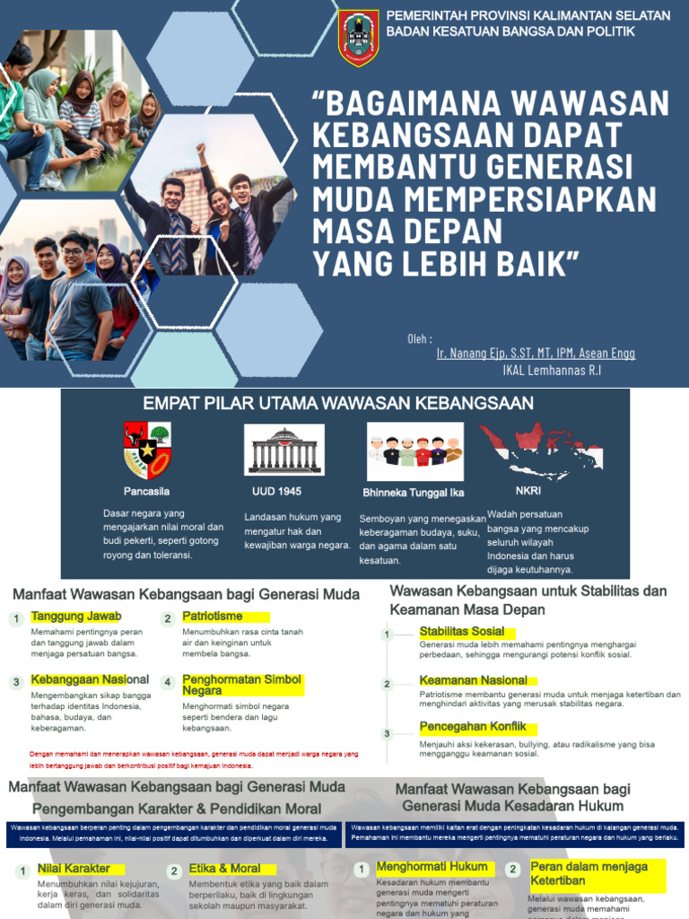 Bagaimana Wasbang DPT Membantu Generasi Muda Mempersiapkan Masa Depan Yang Lebih Baik" | PDF