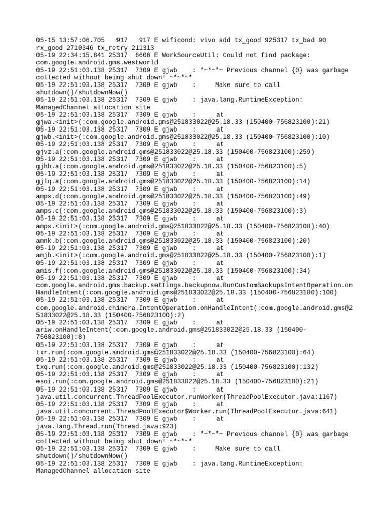 Log | PDF | Java (Programming Language) | Computer Programming