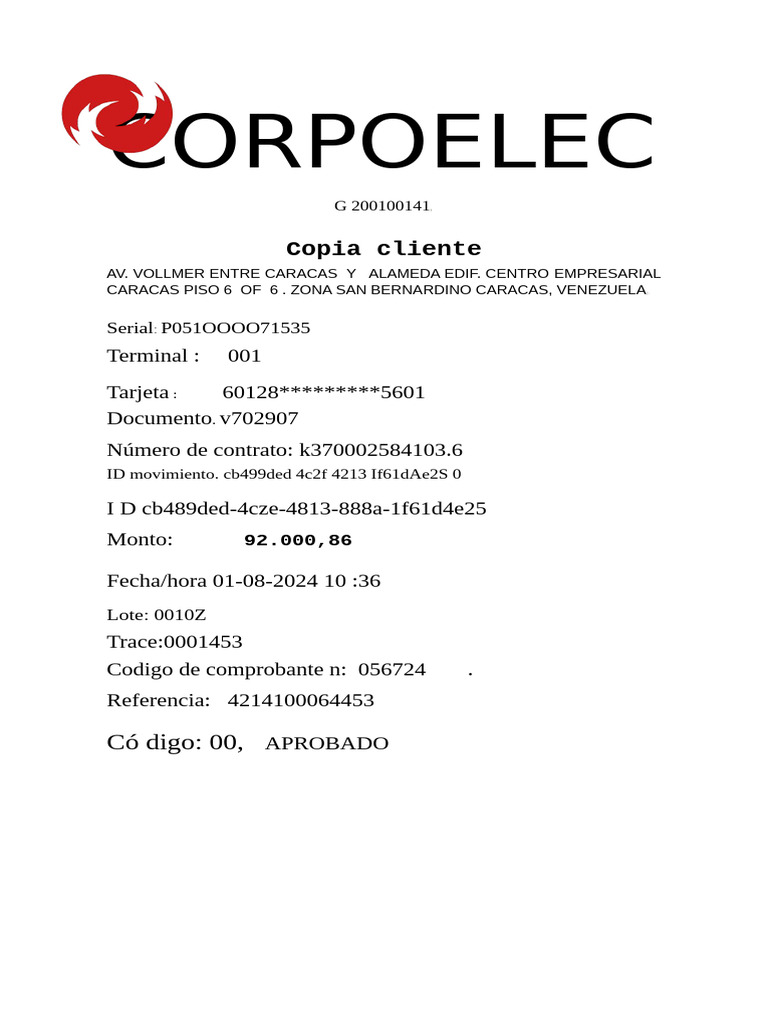 CORPOELEC Coregido | PDF