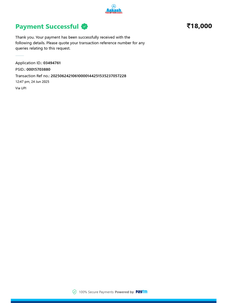 Aboli Shinde Reciept | PDF