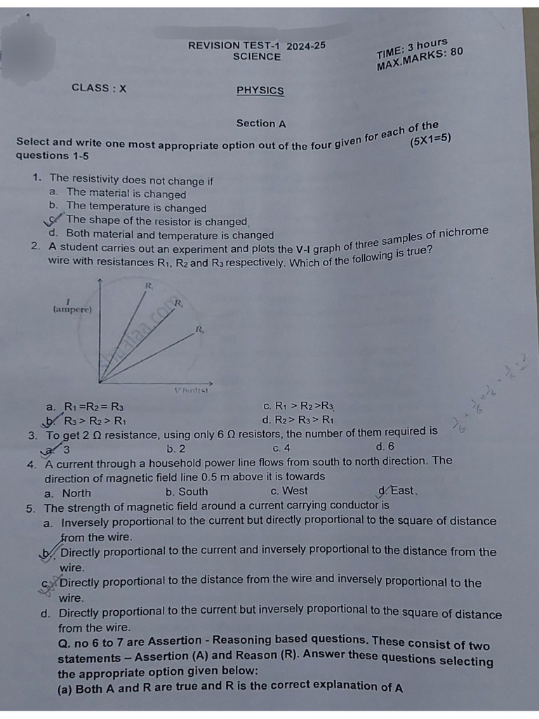 Class 10 Science Previous Year Question Bank | PDF