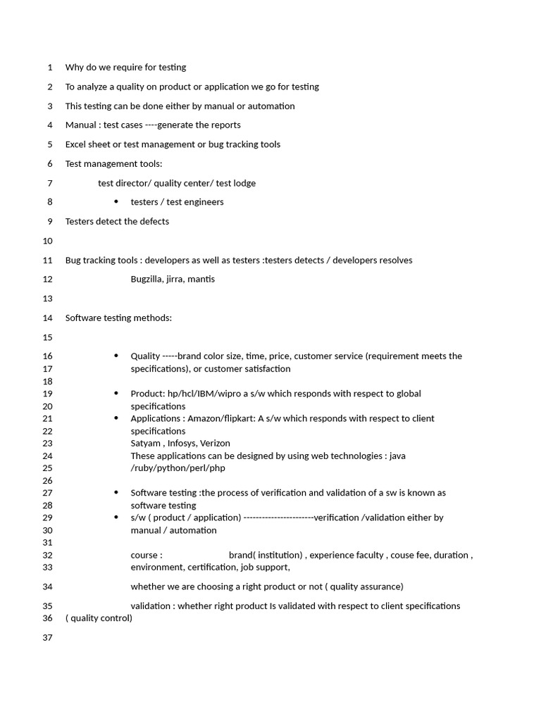 Software Testing Methods and Tools Guide | PDF | Software Testing ...