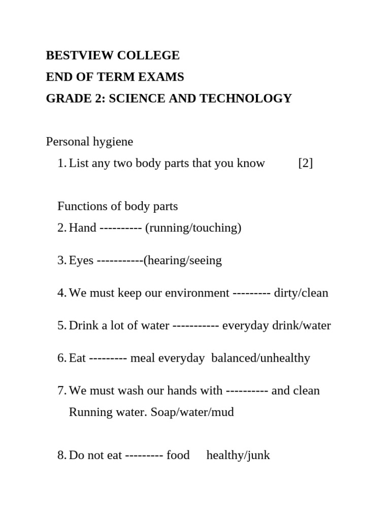 Grade 2 Science and Technology | PDF