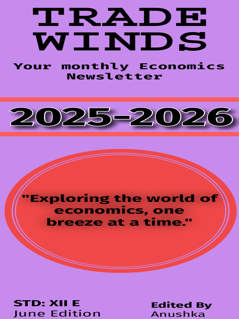Economics Newsletter June Edition | PDF | Price Of Oil | Opec