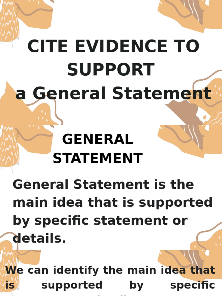 Cite Evidence | PDF