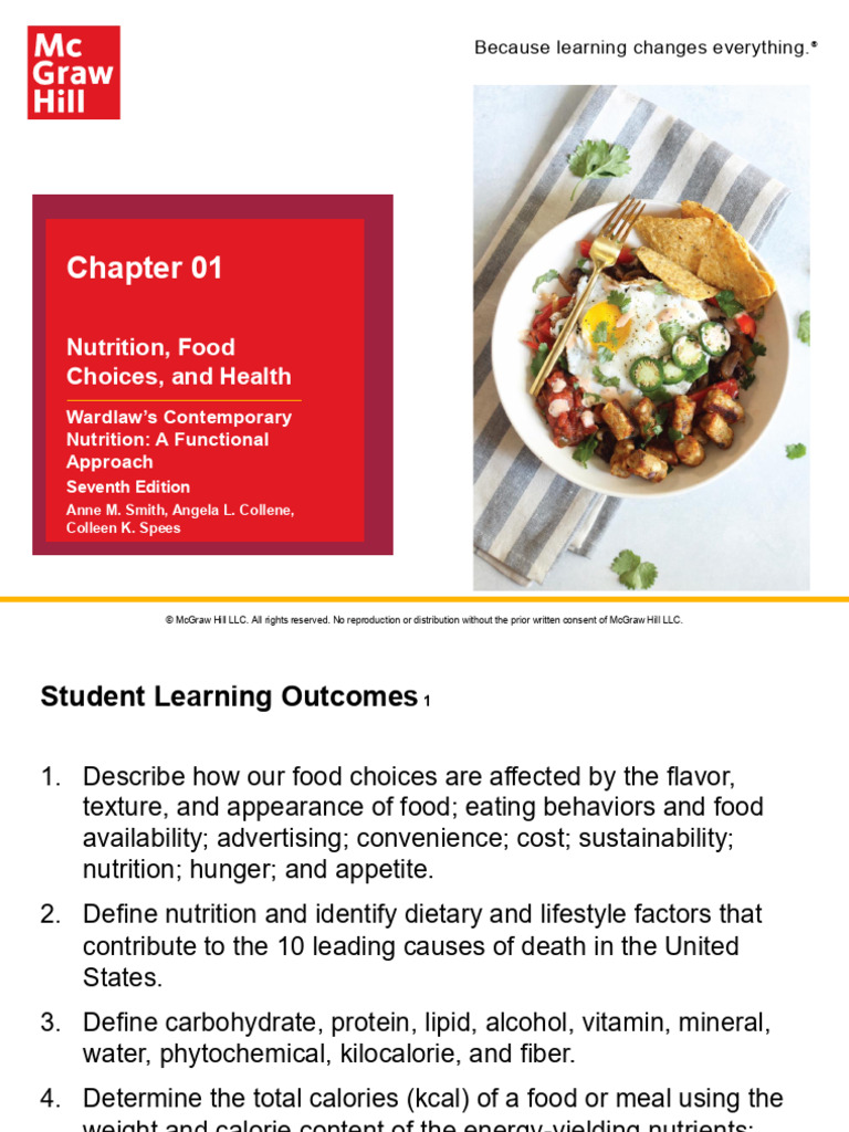 Chapter 1 - Nutrition, Food Choices, and Health | PDF | Alcoholic ...