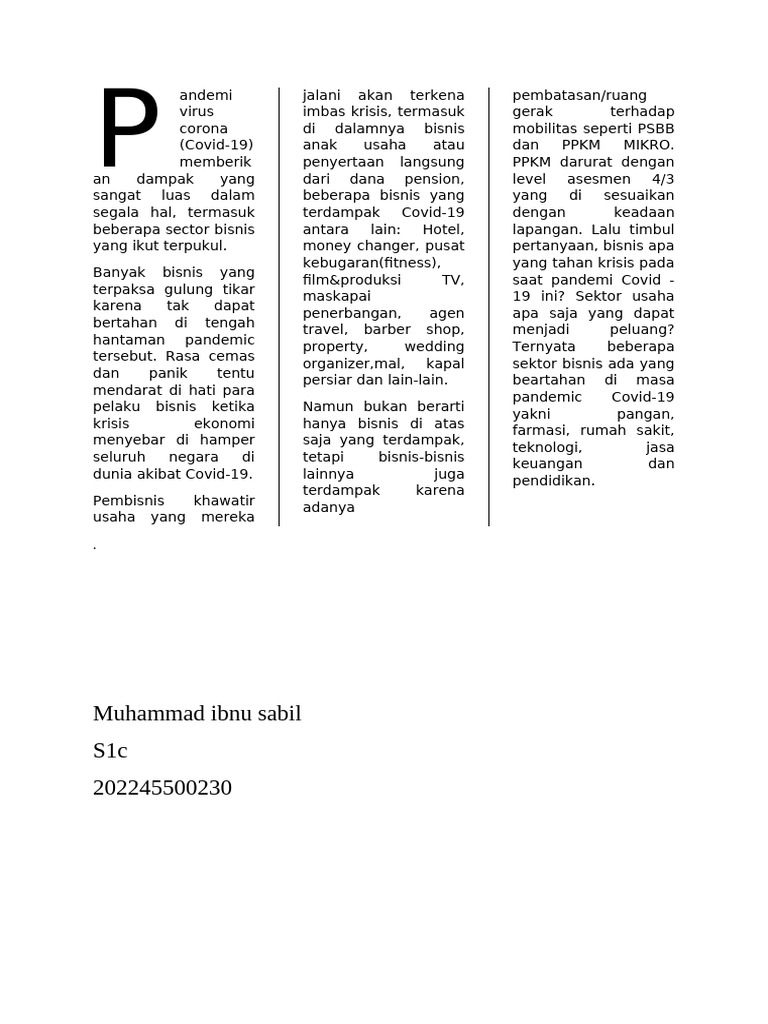 Tugas Komputer 2, Muhammad Ibnu Sabil | PDF