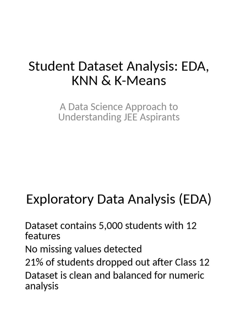 Student Performance Analysis | PDF | Cluster Analysis | Applied Mathematics