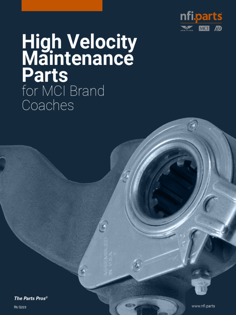 High Velocity Maintenance Parts For Coaches | PDF | Brake | Motor Vehicle