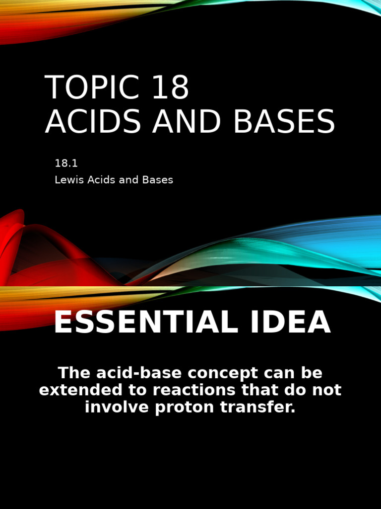 m2021 - Lewis Acids and Bases | PDF | Acid | Chemistry