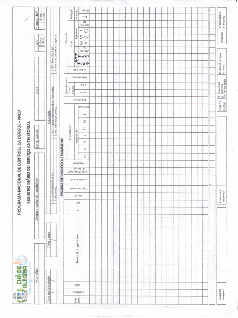 Boletim Diario 2024 (Frente e Verso) | PDF