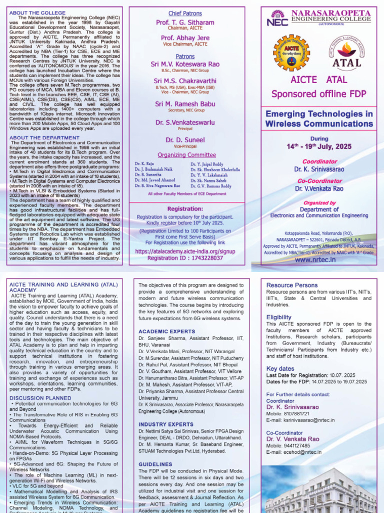 AICTE Broucher 2025 Final | PDF