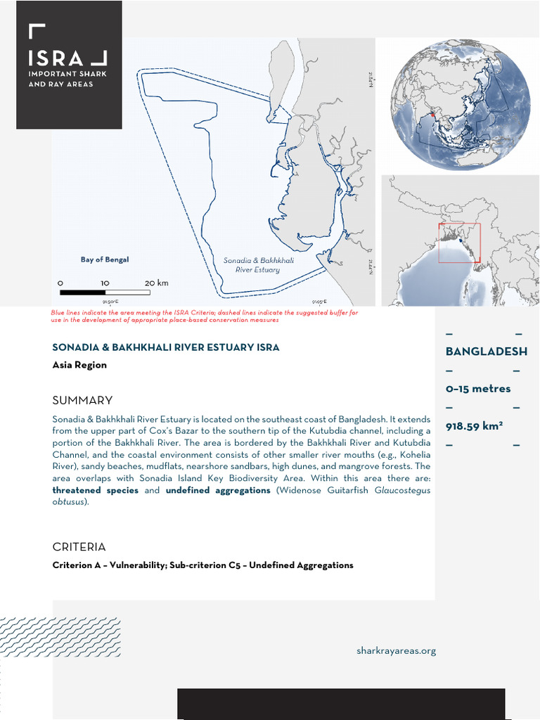 Sonadia & Bakhkhali Estuary Biodiversity Report | PDF | Coast | Natural ...