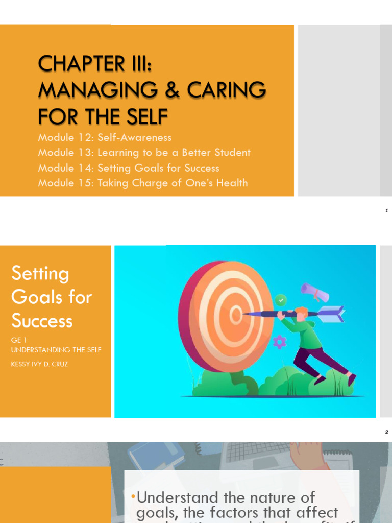 Setting Goals for Personal Success | PDF | Goal | Goal Setting