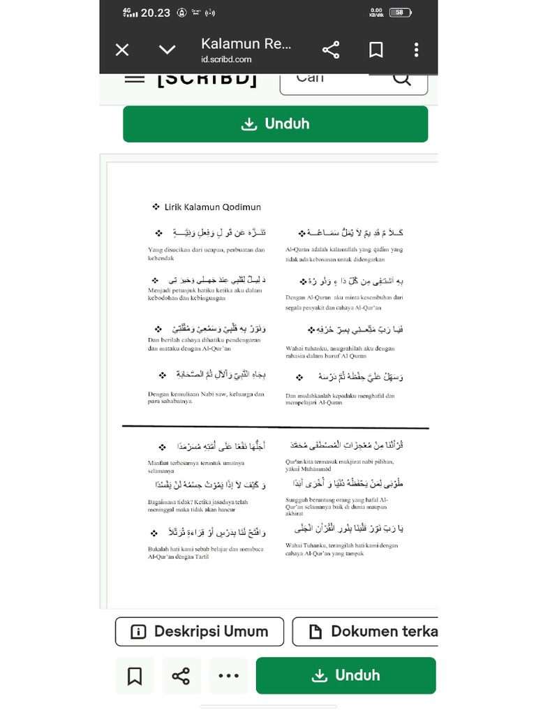 Doa Kalamullah | PDF