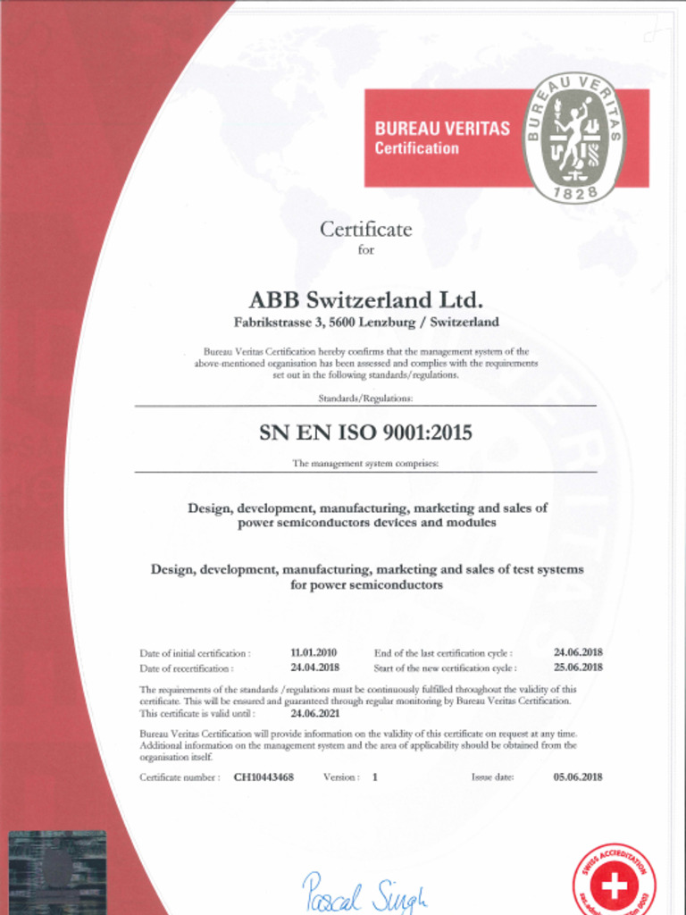 Iso 9001 Abb | PDF