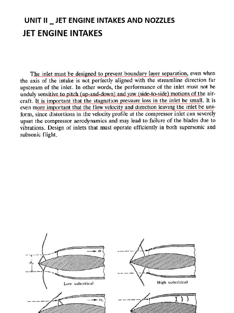 Unit 2 Inlets Part 1 | PDF