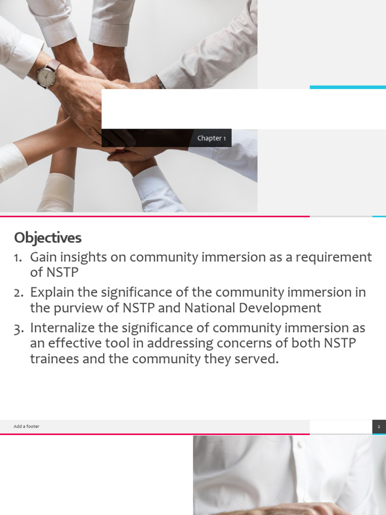 NSTP Community Immersion Overview | PDF | Community | Citizenship