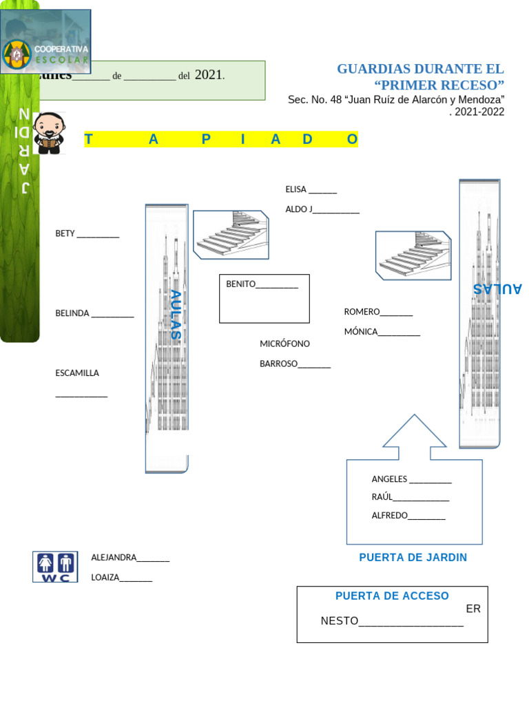 Formato Guardias | PDF