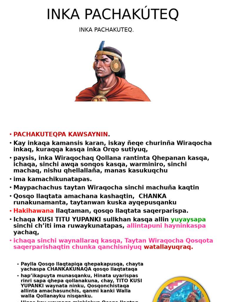 INKA PACHAKÚTEQ | PDF | Imperio Inca | Andes