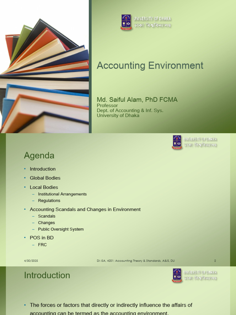 Accounting Environment | PDF | Accounting | International Financial ...