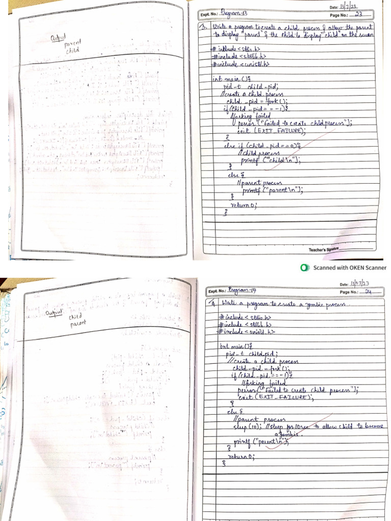 Python (Os) Lab Programs | PDF