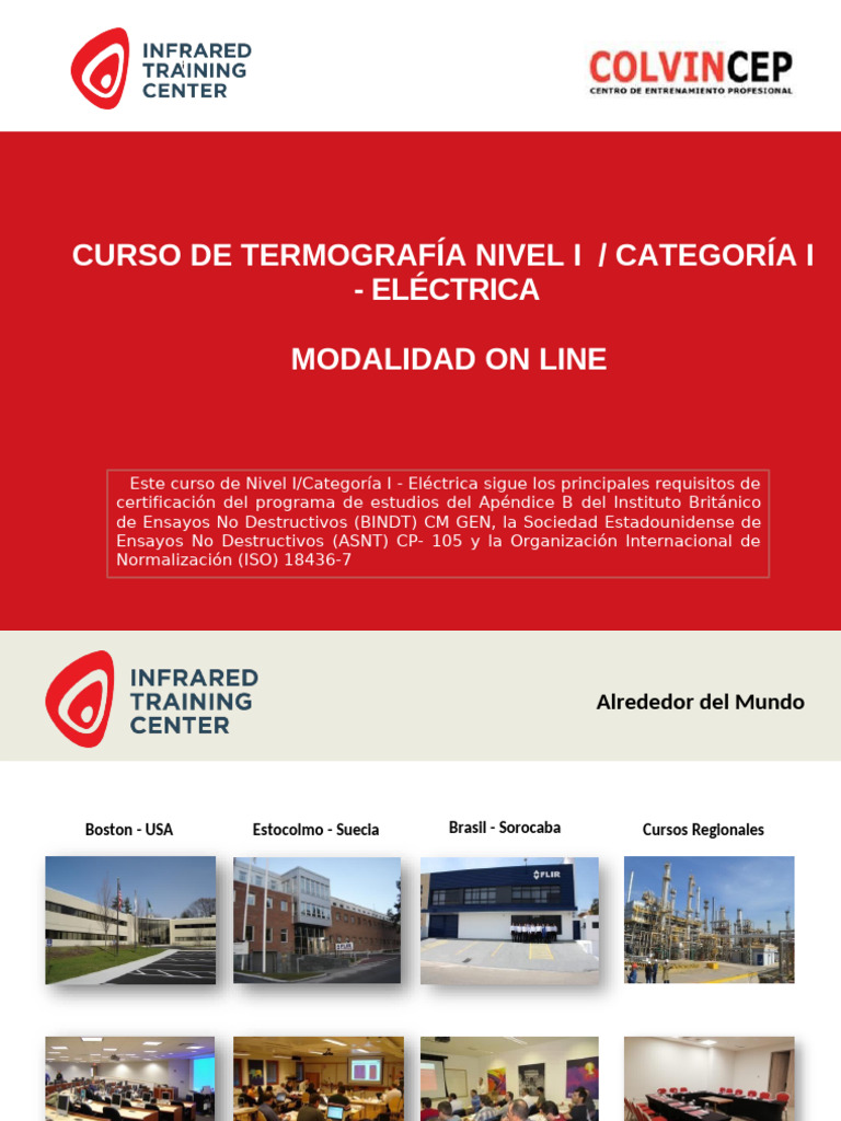 2025 Infrared Training Center - Nivel 1 - Info Gral 2024 | PDF ...