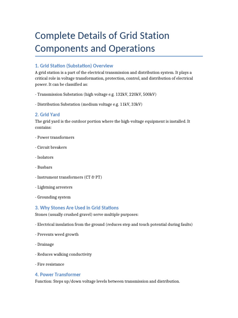 Grid Station Details | PDF | Rectifier | Inductor
