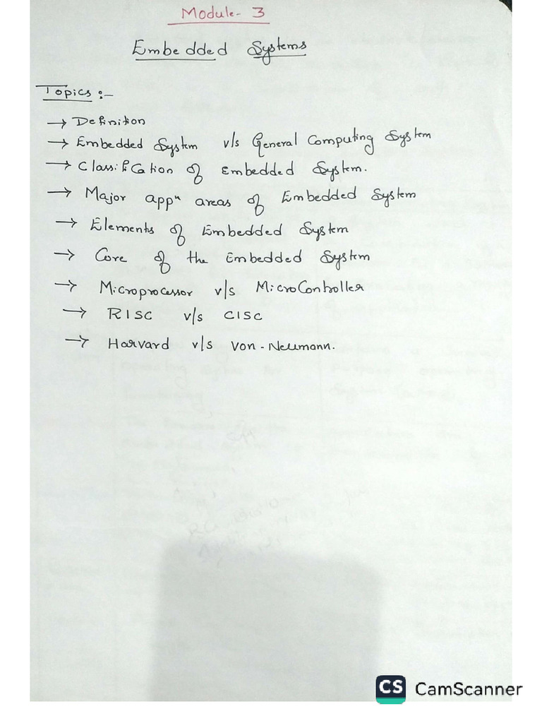 Module3-Embedded System | PDF