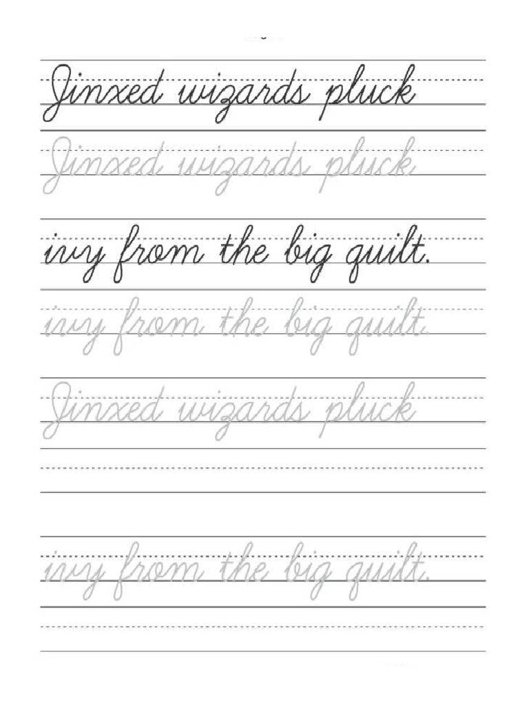 Cursive 2 | PDF
