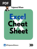 Tableau Cheat Sheet | PDF