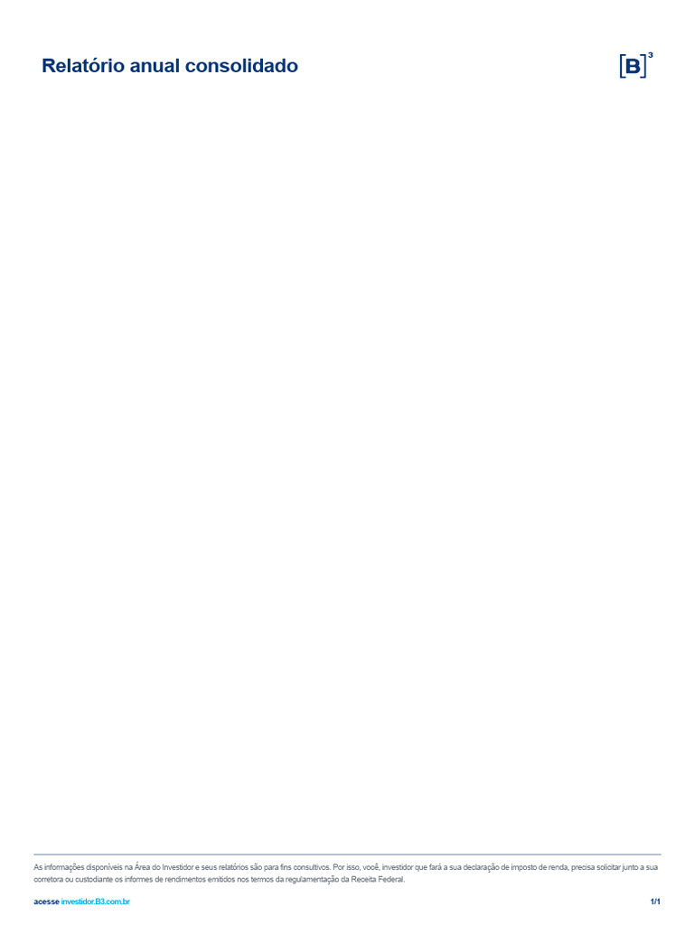 Relatorio Consolidado Anual 2023 | PDF