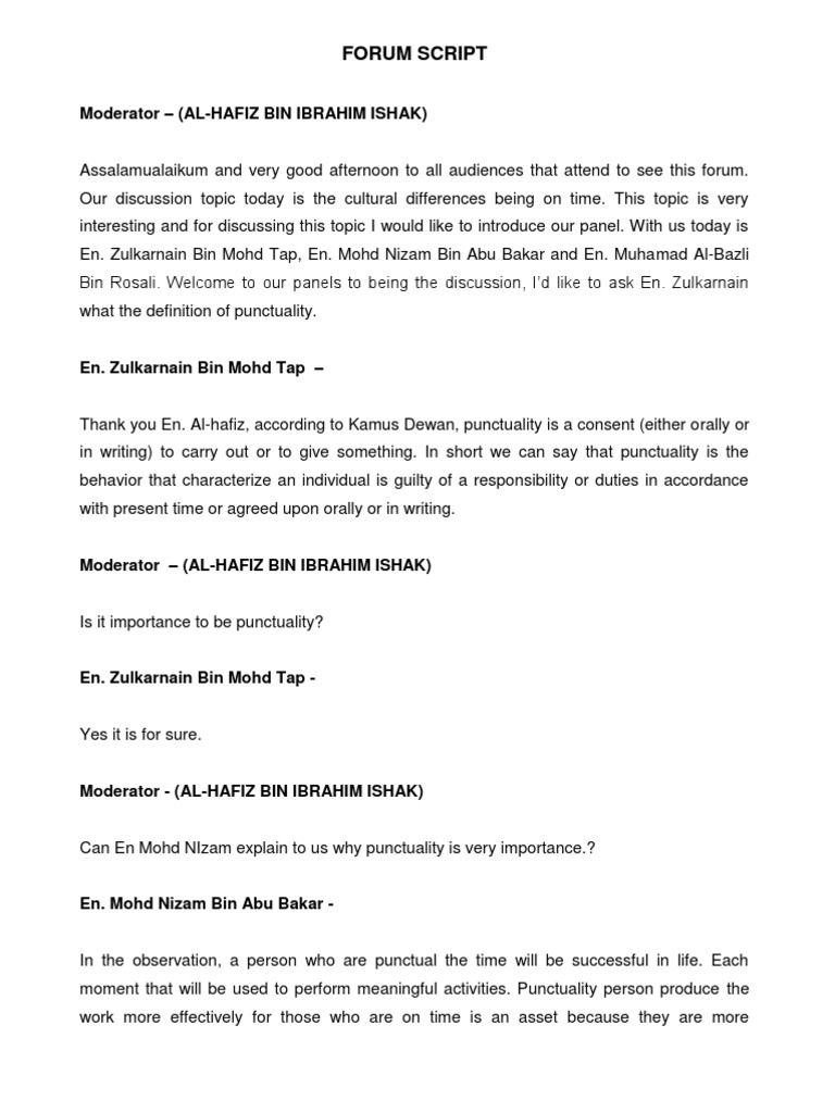 Forum Script | PDF | Internet Forum | Psychology