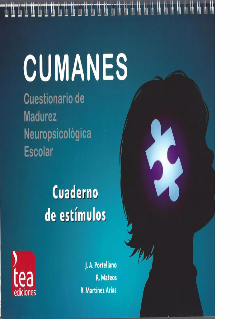 Cuadernillo de Estímulos CUMANES | PDF