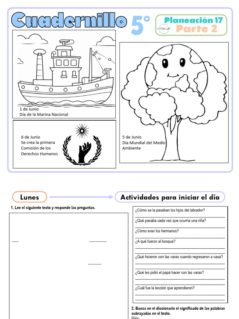 Cuad Parte 2 5° | PDF | Contaminación | Volumen