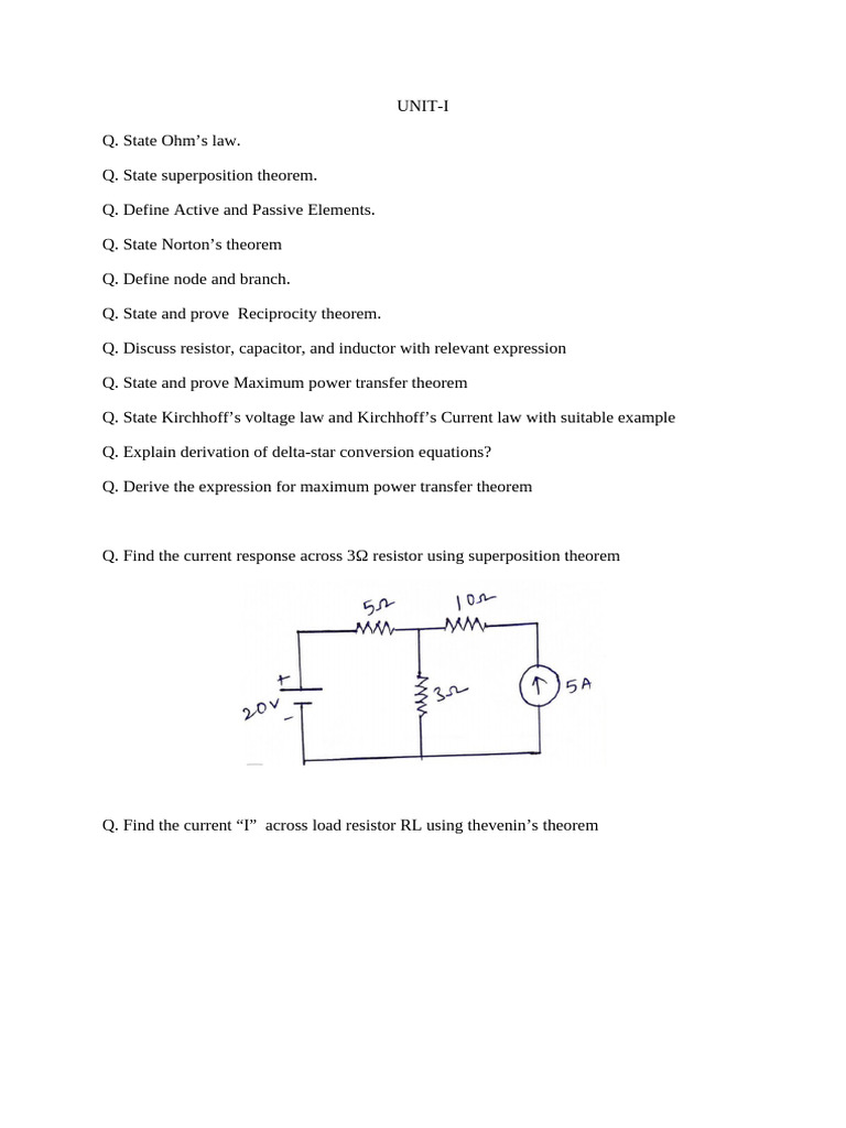 Bee Question Bank-1 | PDF | Electric Motor | Transformer