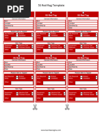 Red Tag Inventory Template for 5S | PDF