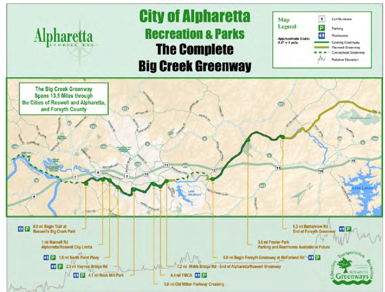 Alpharetta Greenway Map2 | PDF