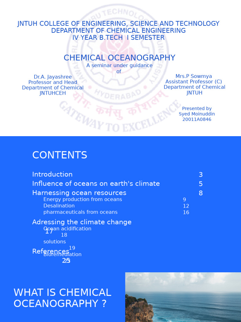 Moin Seminar | PDF | Oceans | Ocean Acidification