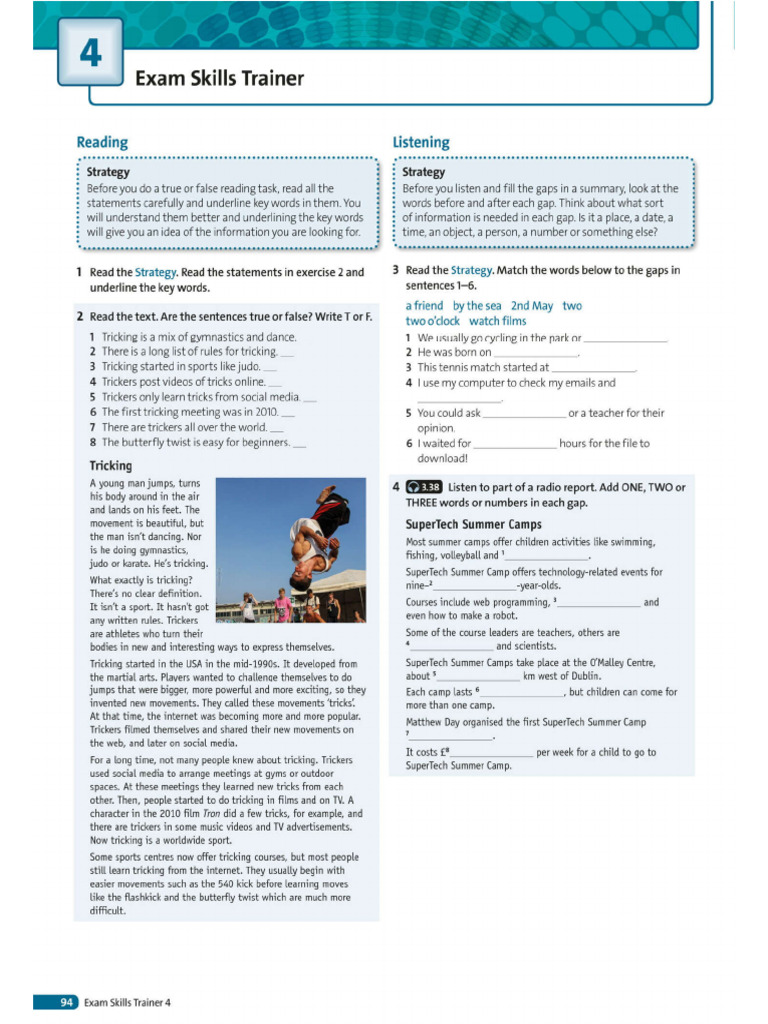 Exam Skill Trainer 8 | PDF