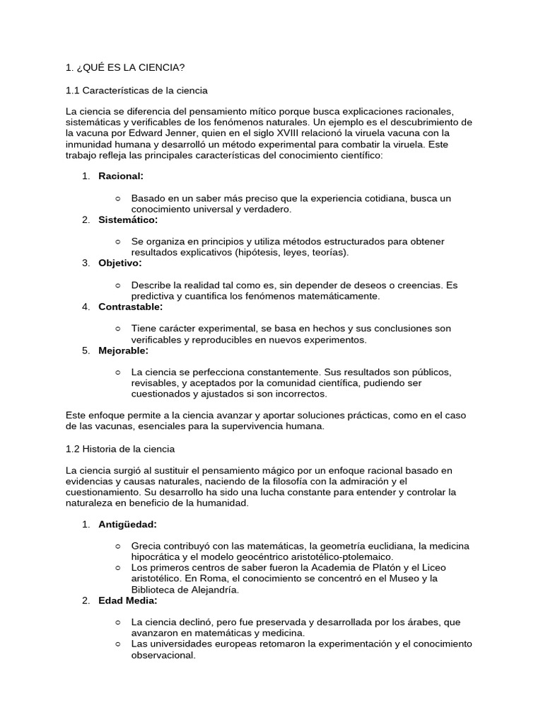 Tema 3 de Filosofía | PDF | Método científico | Science