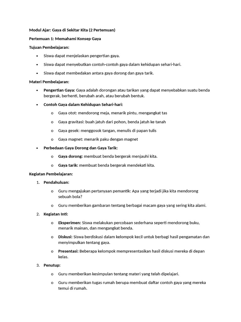Modul Ajar Kelas 4 Hasnida | PDF