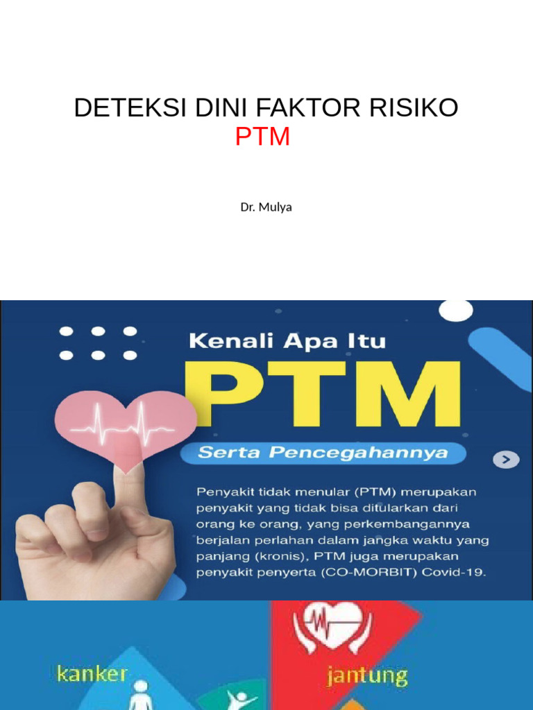 Deteksi Dini PTM | PDF