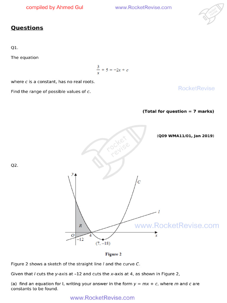Ial p1 Discriminant Roots Inequalities | PDF
