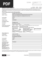 FedEx Remote Pickup Request Form | PDF | United States Postal Service ...