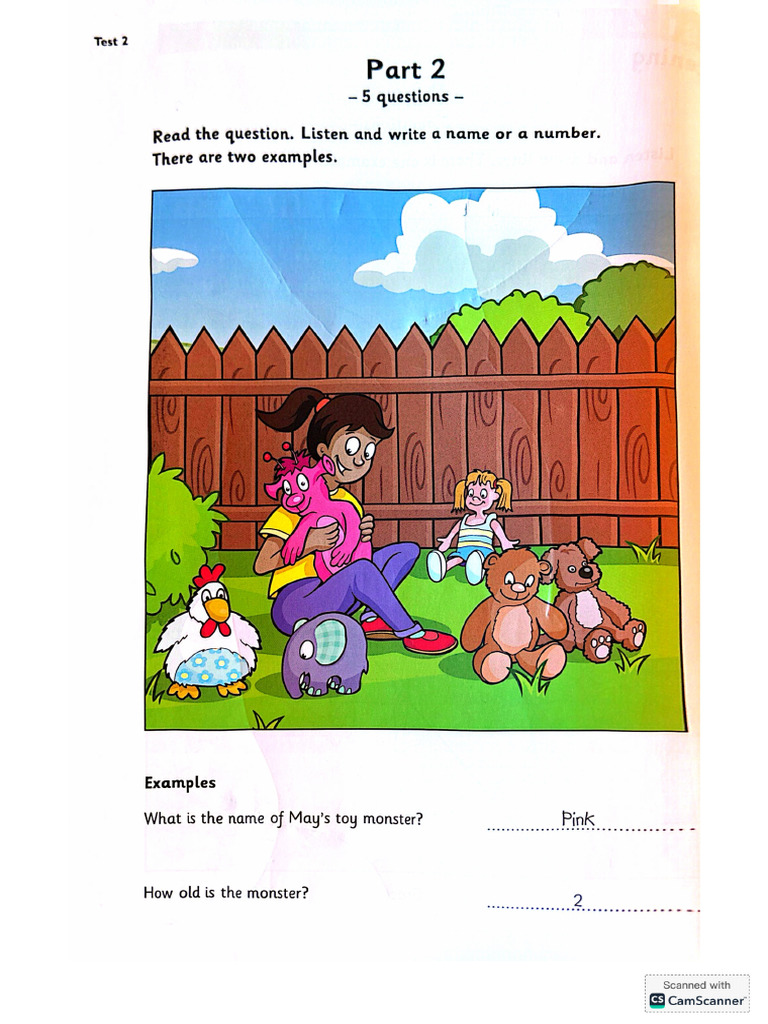 Starters 1 Test 2 | PDF