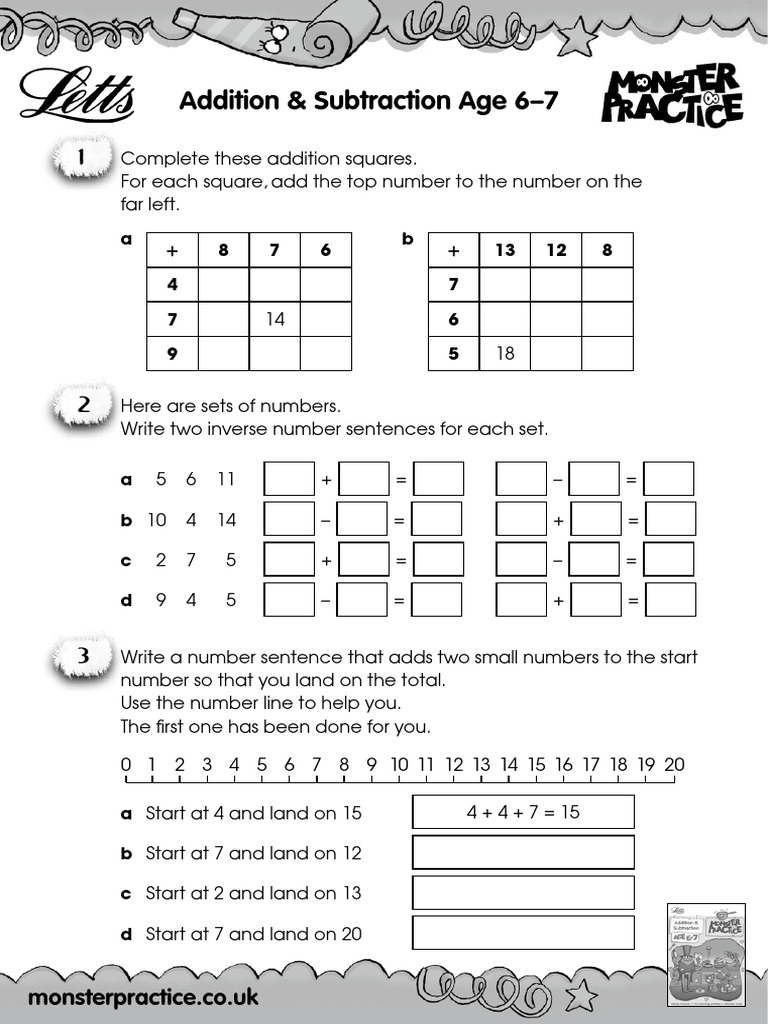 Addition and Subtraction | PDF